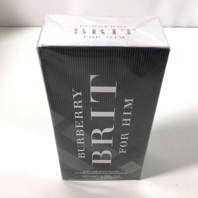 Burberry Brit 3.3 Oz Eau De Toilette Spray 100 ml * NEW in SEALED Box ...