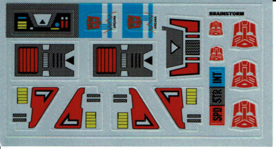 TRANSFORMERS GENERATION 1, G1 AUTOBOT BRAINSTORM REPRO LABELS ...