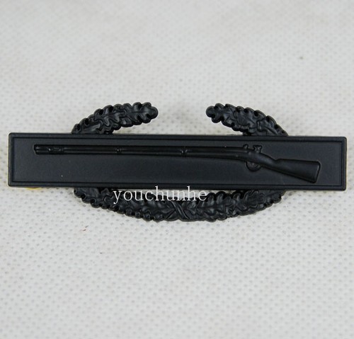 US Army Black Metal Subdued Combat Infantry Badge Qualification | eBay