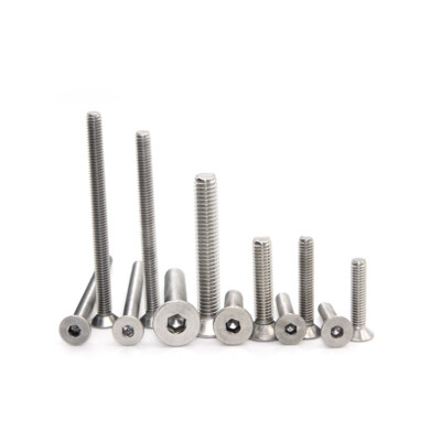 M3 COUNTERSUNK ALLEN KEY BOLTS A2 STAINLESS STEEL DIN 7991 BOLT SOCKET ...