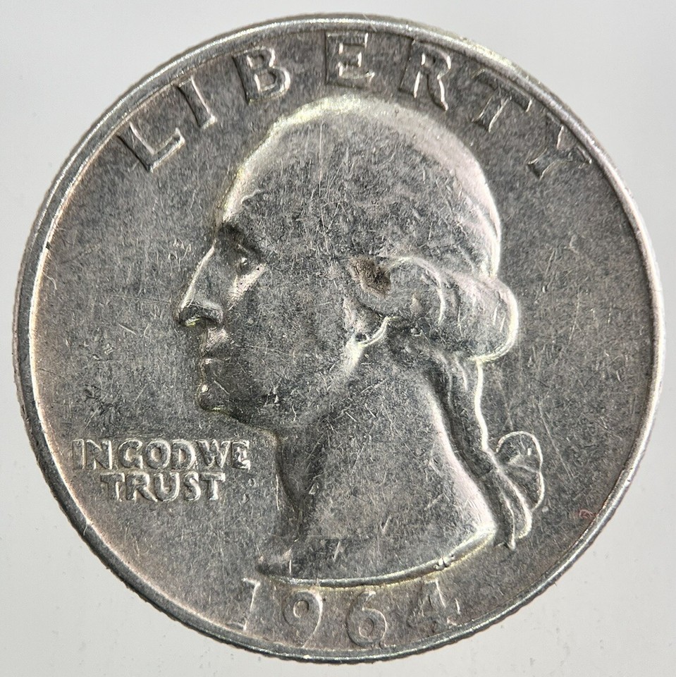 1964 US USA Quarter Dollar Silver Coin | Fine Collectable Grade | eBay