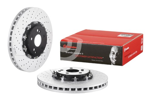 Brembo Front Premium OE Equivalent Rotor FOR 08-12 Mercedes-Benz C63 ...