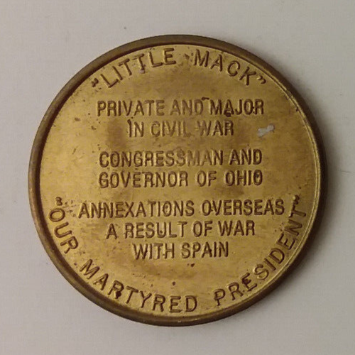 William McKinley 25th President Coin Medal Token 28mm | eBay