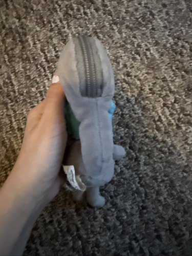 Rocky Bullwinkle Flying J Squirrel Plush 8" Mini Zipper Pouch and Metal ...