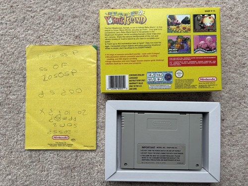 Super Mario World 2 Yoshis Island SNES (Read Description) | eBay UK