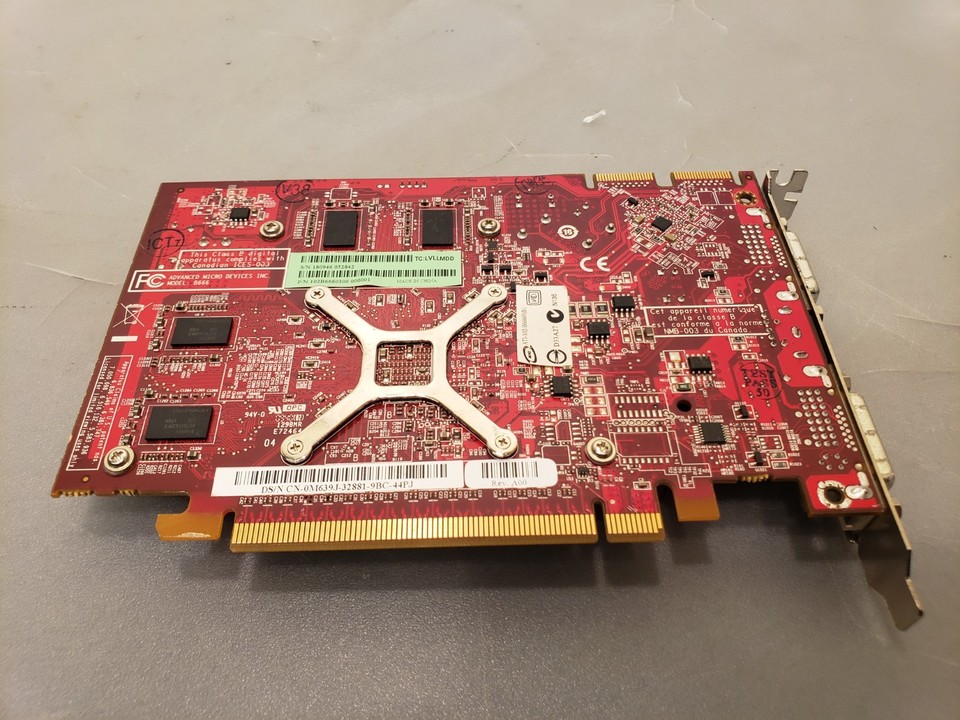 Dell ATI Radeon HD 4670 PCIe x16 Graphics Video Card 512MB 2x DVI -TV ...