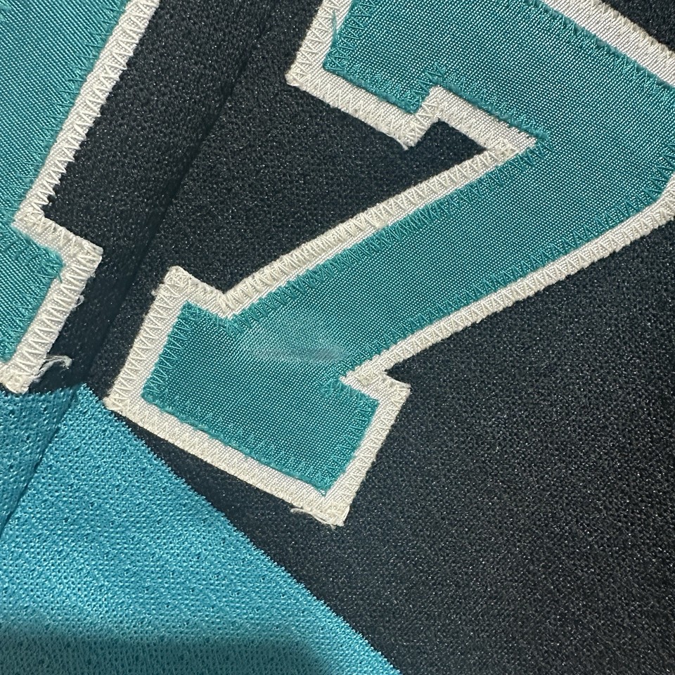 Vintage Las Vegas Thunder #17 IHL Bauer Embroidered Patch Hockey Jersey ...