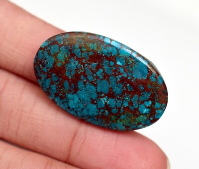Natural Blue Bisbee Turquoise Cabochon 62.60 Ct Loose Gemstone | eBay