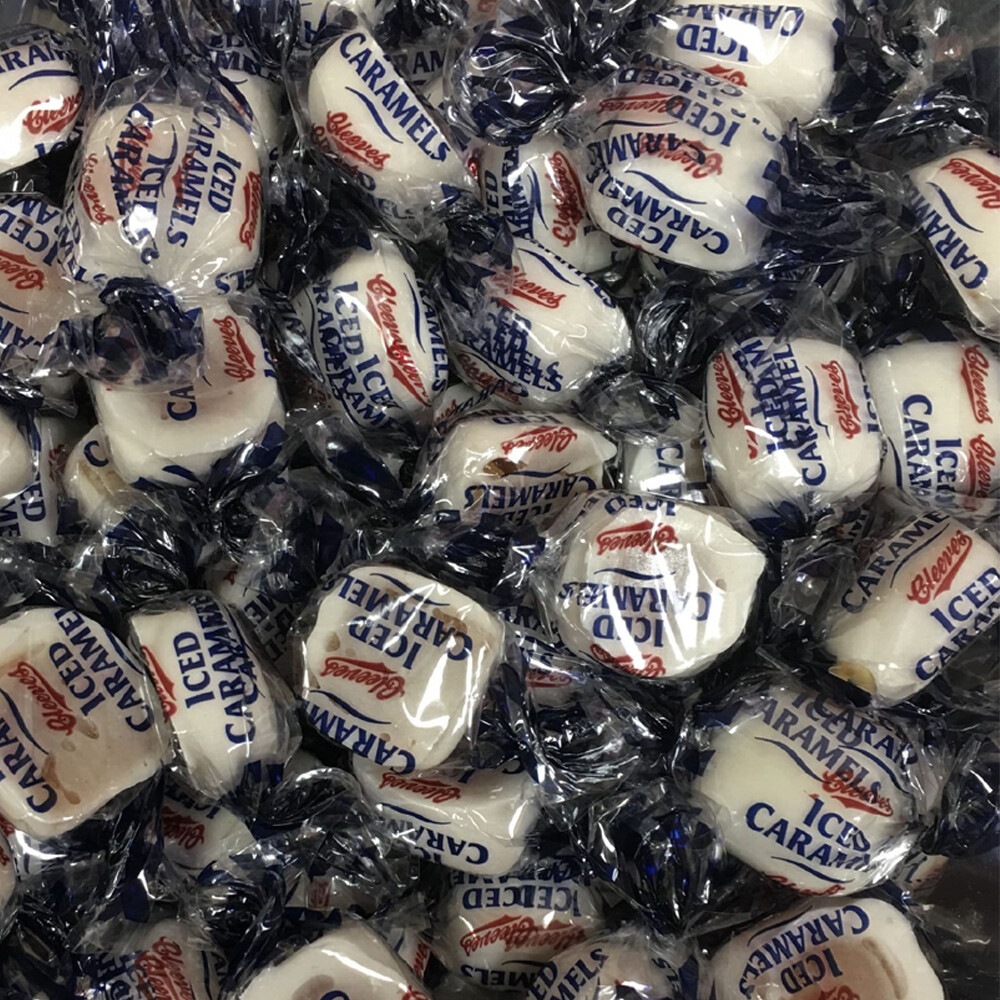 Cleeves Iced Caramels Original, Salted, Mint Toffees Retro Candy Sweets ...