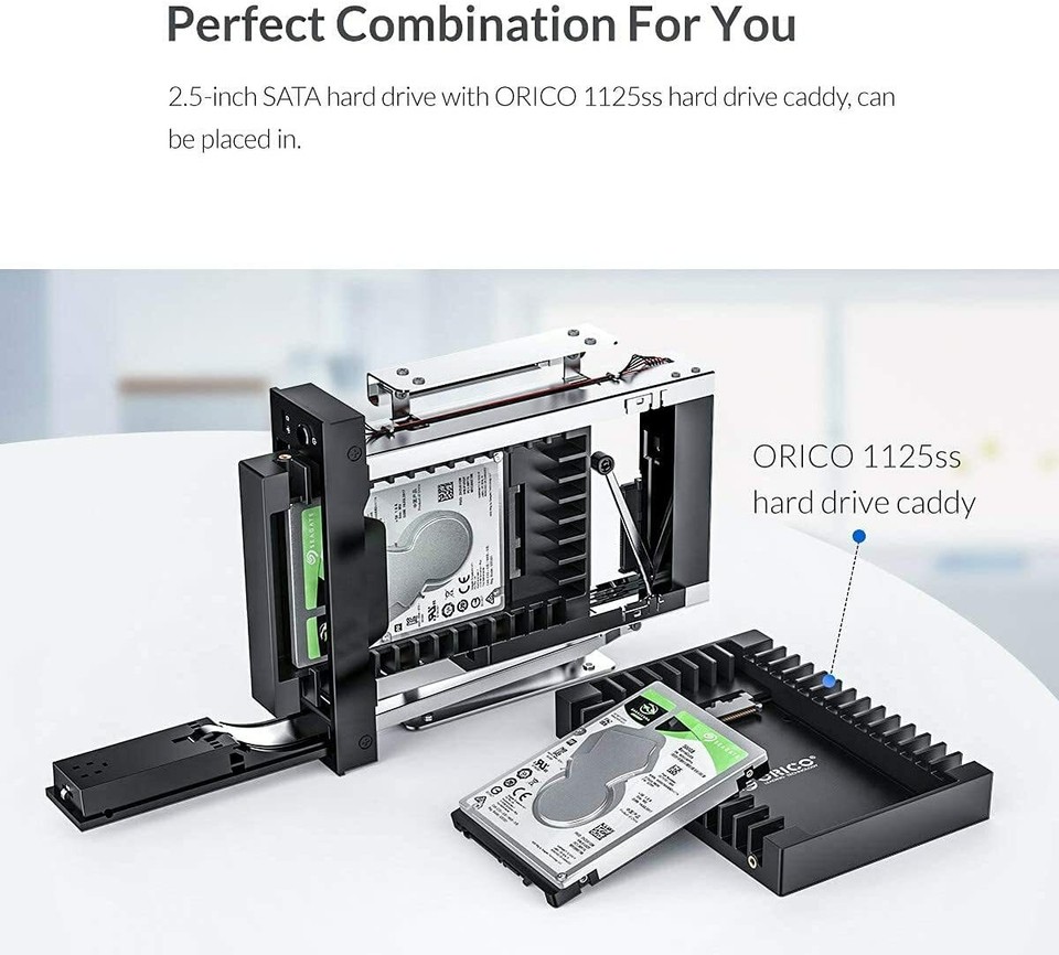 ORICO Trayless Internal Hard Drive SSD Adapter For 3.5/2.5'' SATA Hard ...