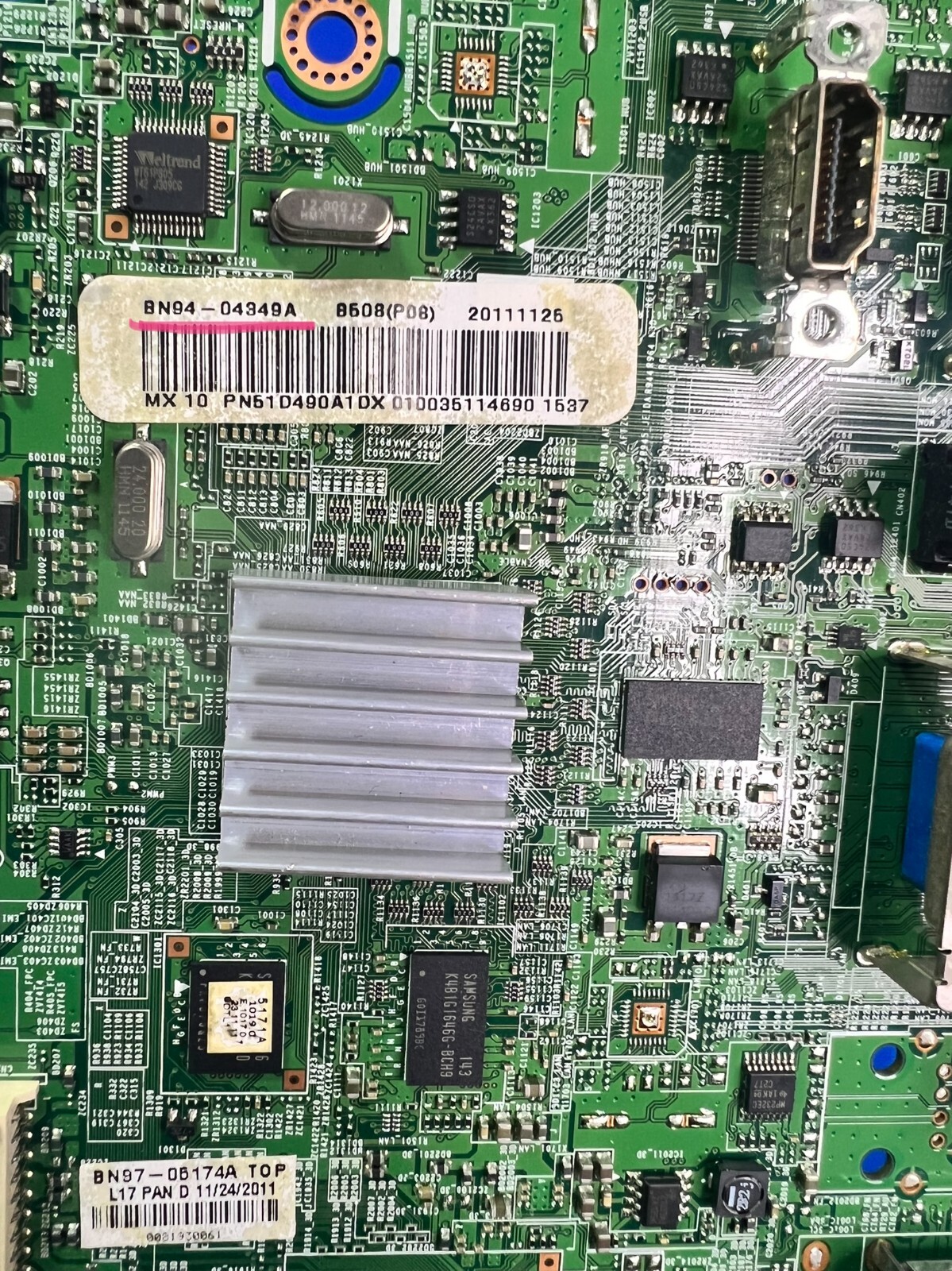 Samsung BN94-04349A (BN94-04349A, BN97-05174A) Main Board | eBay