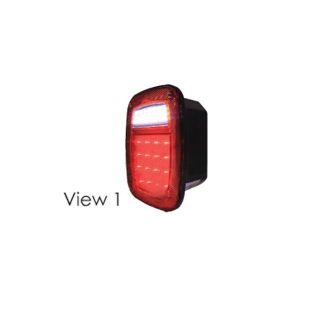 Automann 571.LD501R42 S/T/T Box Light Led Red Without Side Marker for ...