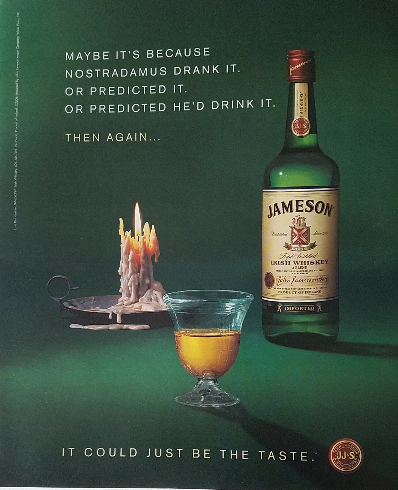 Jameson Irish Whiskey Ads