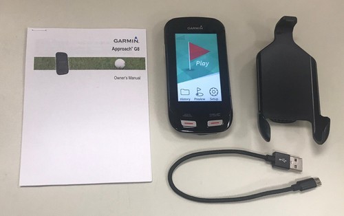 Garmin Approach G8 Golf Course Touchscreen GPS Rangefinder, Club ...