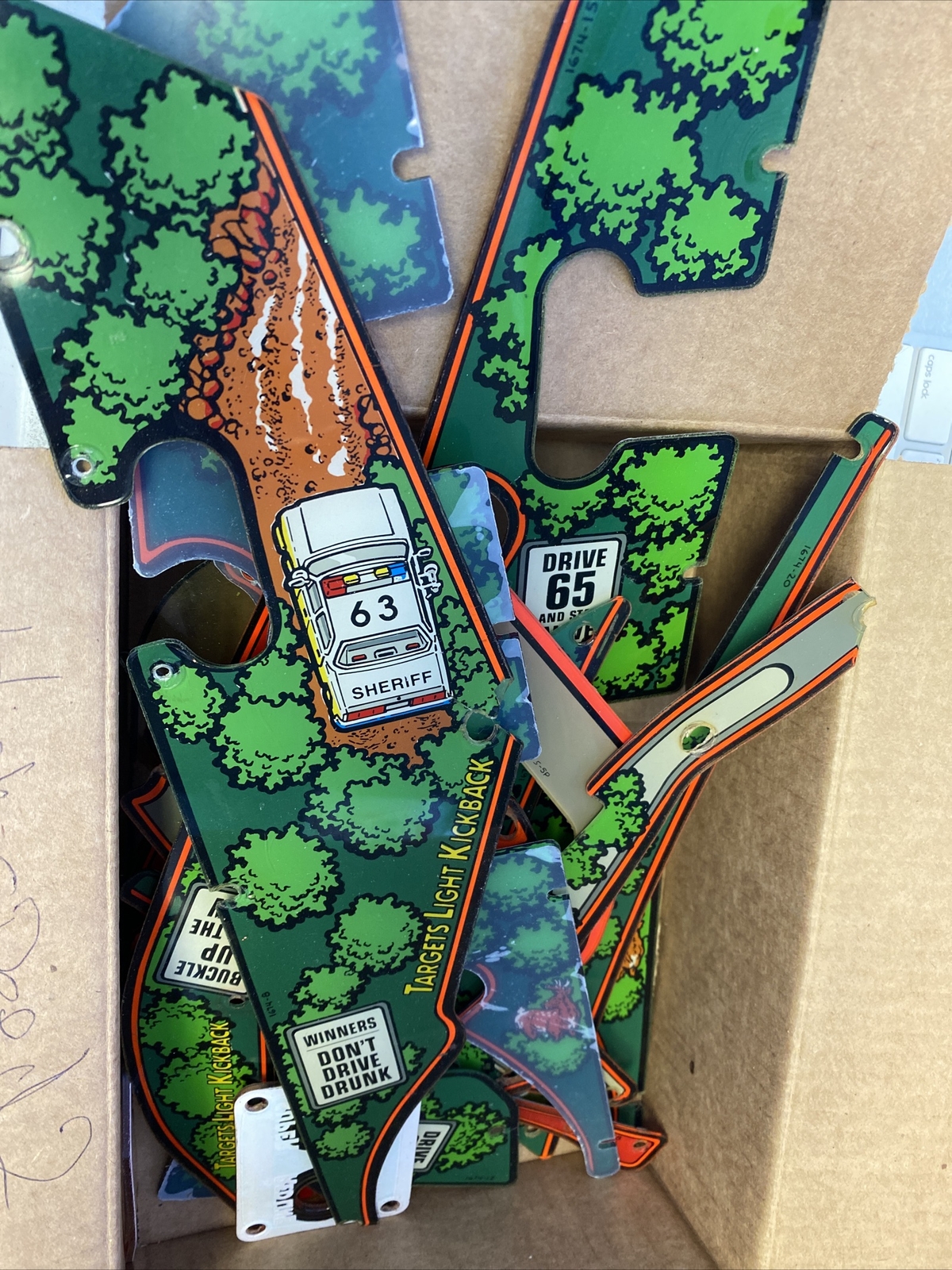 Williams High Speed Getaway 2 Pinball - Plastics Lot and Stop Light | eBay