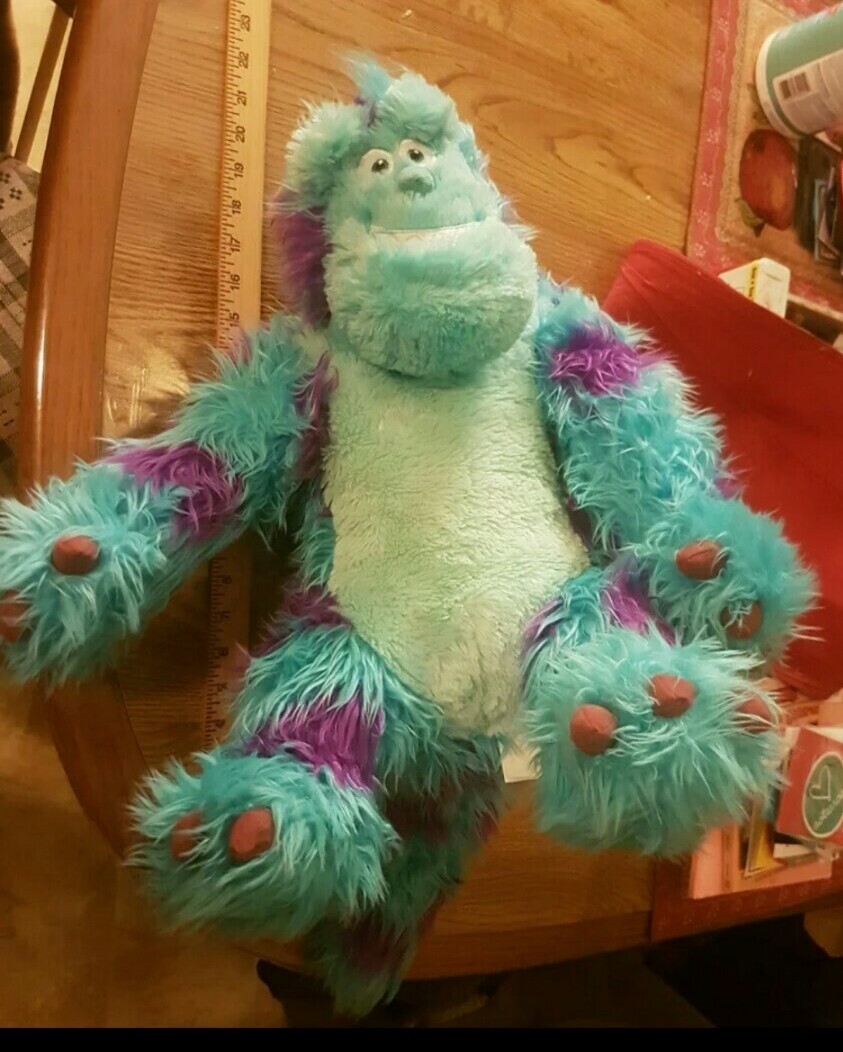 Sully Monsters Inc Disney Plush Pixar Extra Large Skulley Stuffed ...