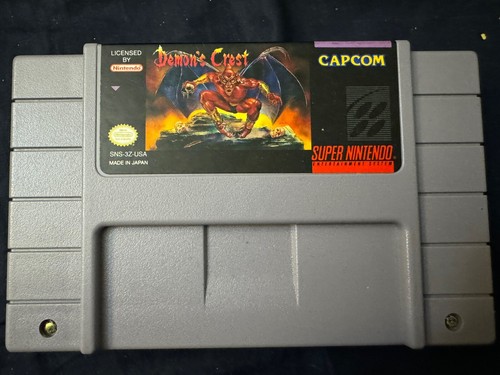Demon's Crest SNES Super Nintendo Cart Only | eBay