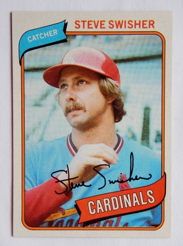 Steve Swisher 1980 Topps #163 Baseball Card (St Louis Cardinals) VG | eBay