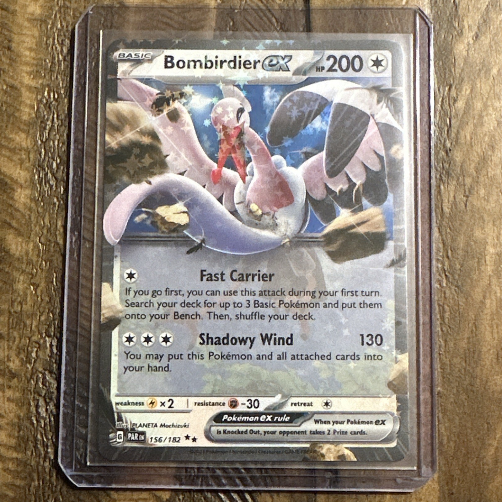 Pokémon TCG Bombirdier ex Paradox Rift 156/182 Holo Double Rare | eBay