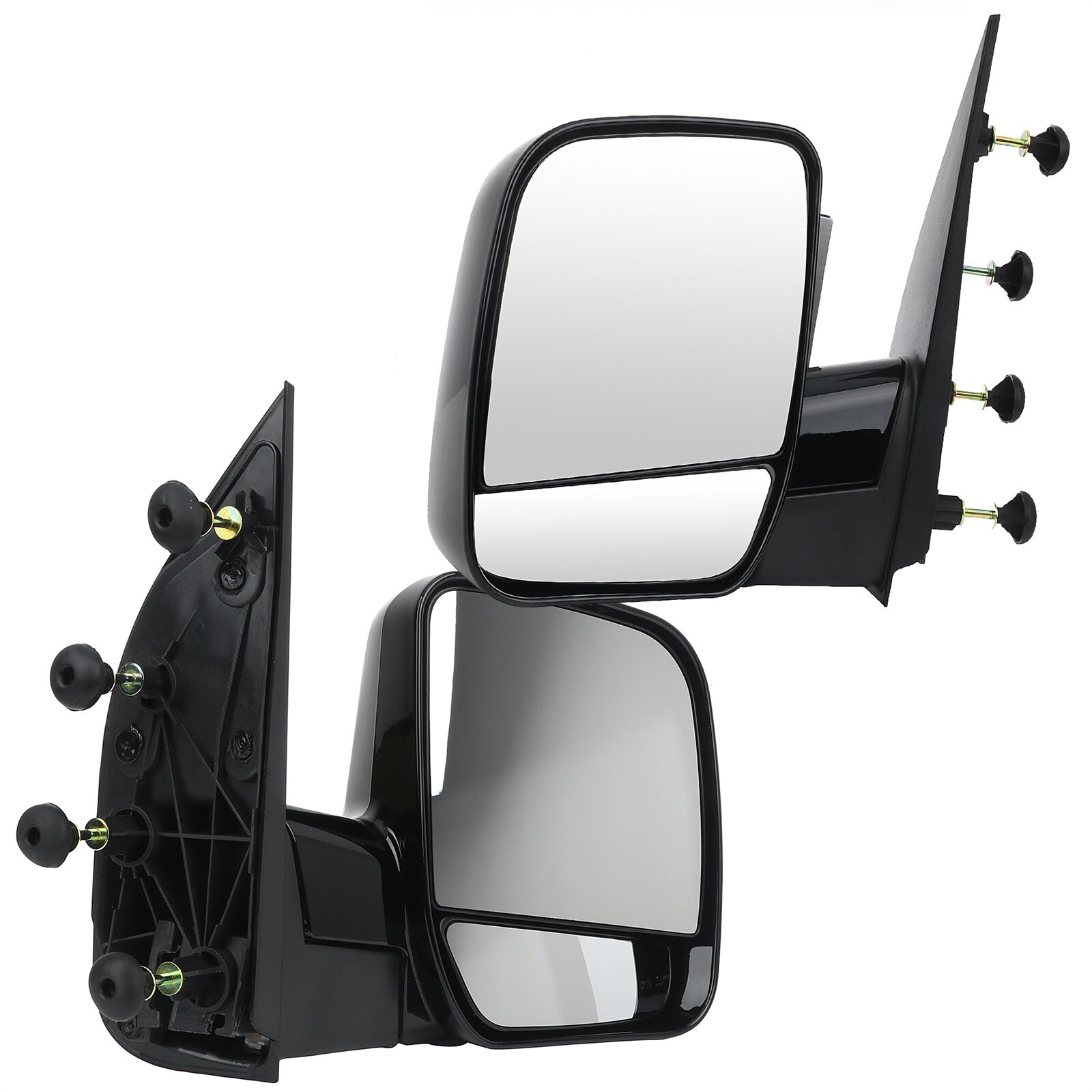 Manual Folding LH RH Side View Mirrors For 2002-08 Ford E150 E250 E350 ...