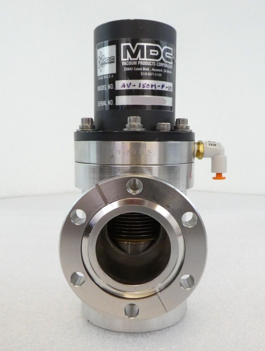 MDC Vacuum Products 313029-10 Angle Valve AV-150M-P-10 Lot of 2 Working ...