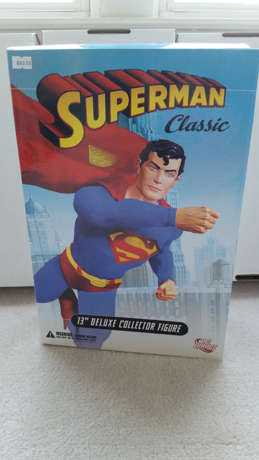 DC Direct Superman Classic 13" Deluxe Collector Figure NIB