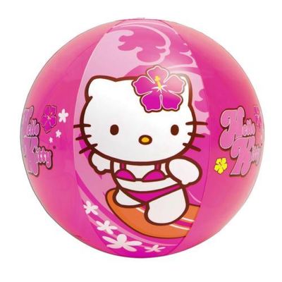 HELLO KITTY INFLATABLE BLOW UP PANEL BEACH BALL HOLIDAY SWIMMING POOL ...