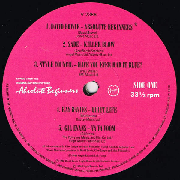 Various - Absolute Beginners - The Musical (Songs From The Original ...