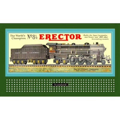 ERECTOR HUDSON BILLBOARD SIGN INSERT LIONEL Compatible 310 /American ...