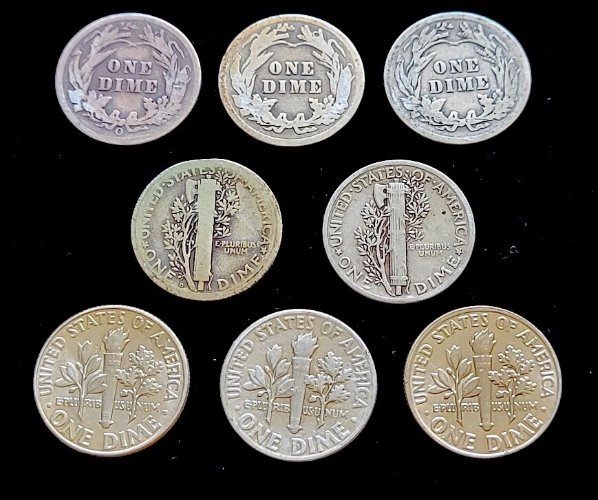 SILVER DIMES LOT - MIXED DATES & TYPES! - NICE MIXTURE ! | eBay