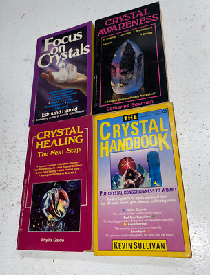 Spiritual Crystals Books Lot 4 Crystal Awareness Crystal Healing Next ...