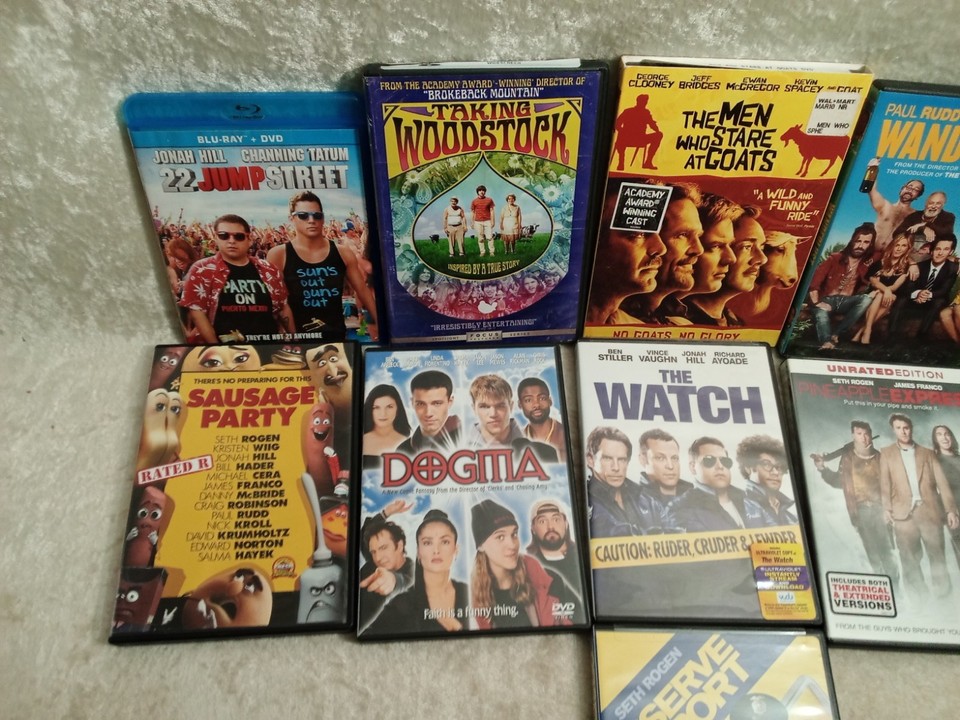 Lot Of 11 Comedy Movies/ 10 DVD's, 1 Blu Ray, Good Condition | eBay