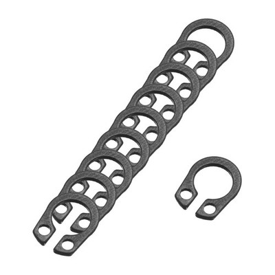 100 Pcs External Retaining Rings, 7.4mm 65Mn Carbon Steel Circlip Snap ...