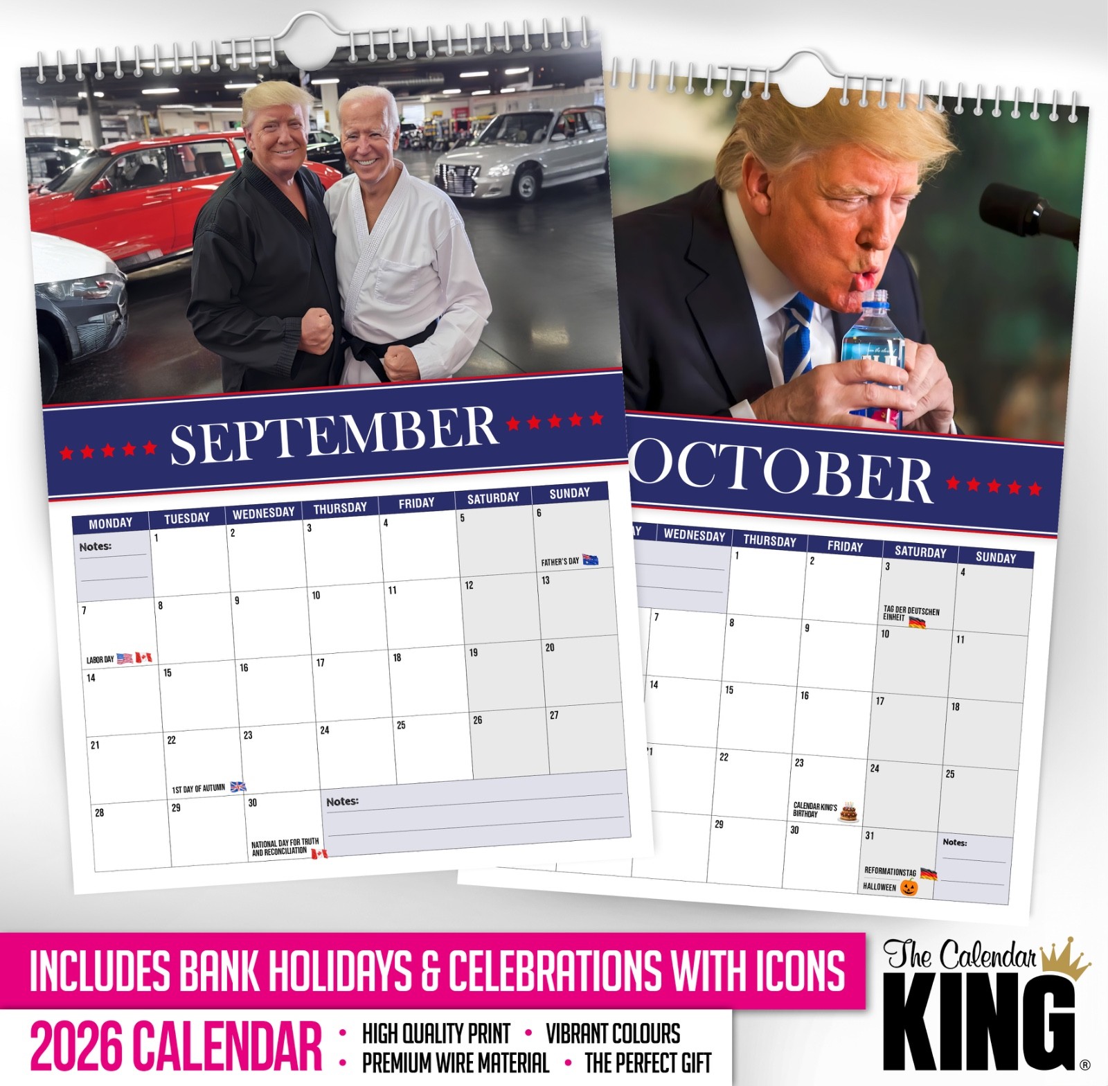2026 Calendar - Donald Trump – Funny - Quirky - Christmas - Birthday ...
