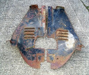 Classic car inner front wings - not known what for. | eBay