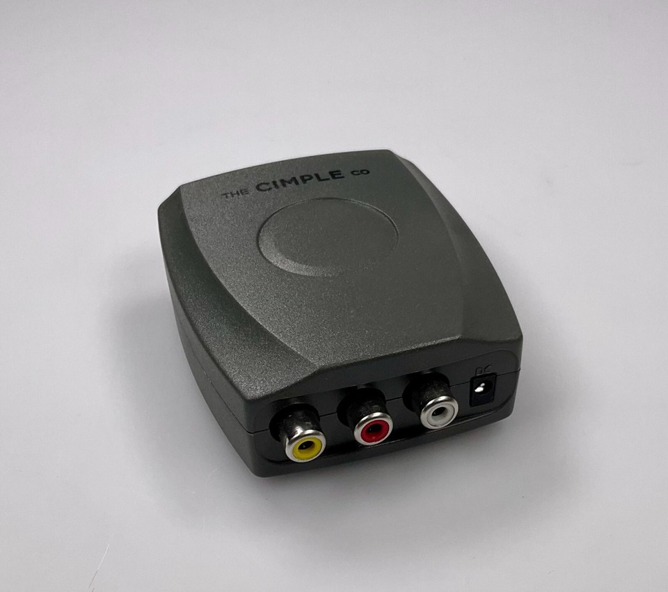 RF Modulator - RCA / Composite A/V to RF (Coax) /RCA Converter Kit w ...