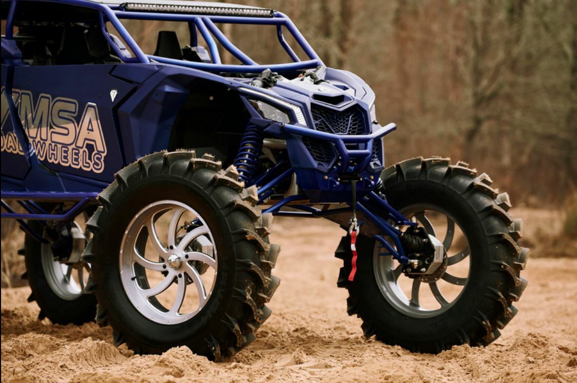 Set of (4) MSA MotoSport Alloys 24 Inch Switch M36 Rims Wheels ATV UTV ...