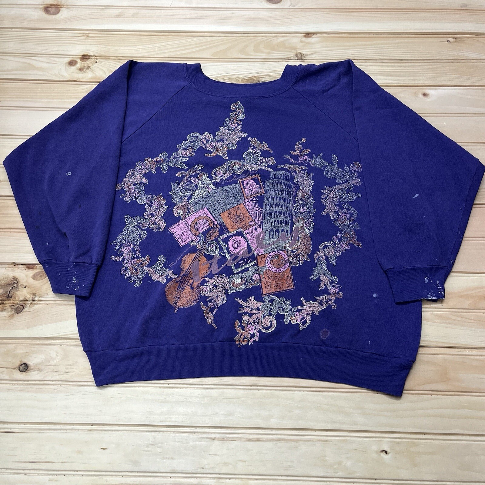 Vintage 80s Roman Colosseum Leaning Tower Of Piza Cre… - Gem