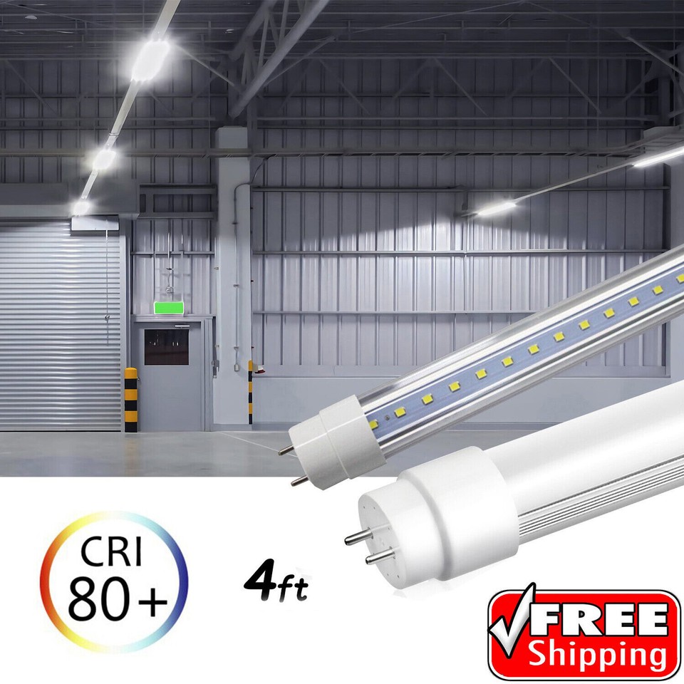 LED Tubes 4ft Ballast Bypass T12 Dual-End Powered Ballast Bypass 25 ...