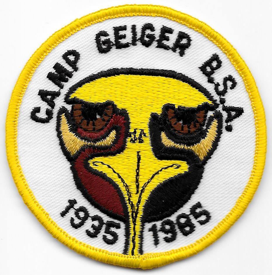 1985 Camp Geiger Pony Express Council Boy Scouts of America BSA | eBay