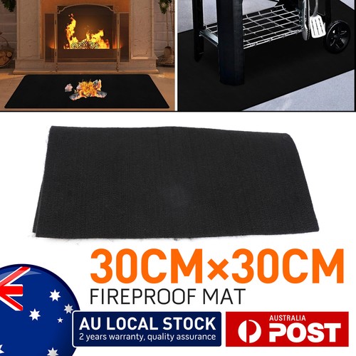 BBQ Fire Resistant Mat Grill Splatter Rug Smoker Fireproof Heat Floor ...