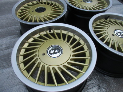 ️ 4x CLASSIC ALLOY WHEELS OZ TURBINE 7x14 BMW 2002 Turbo cabrio E21 E30 ...
