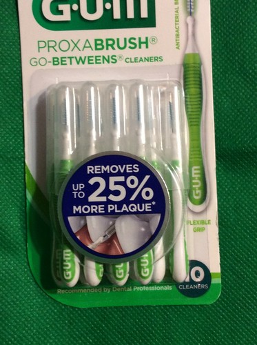 Sunstar GUM Go-betweens Proxabrush Ultra Tight Cleaners - Green (10 ...