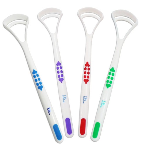 Tongue Scraper ~ Oral Dental Care , Plastic Tongue Cleaner Brush ~ Set ...
