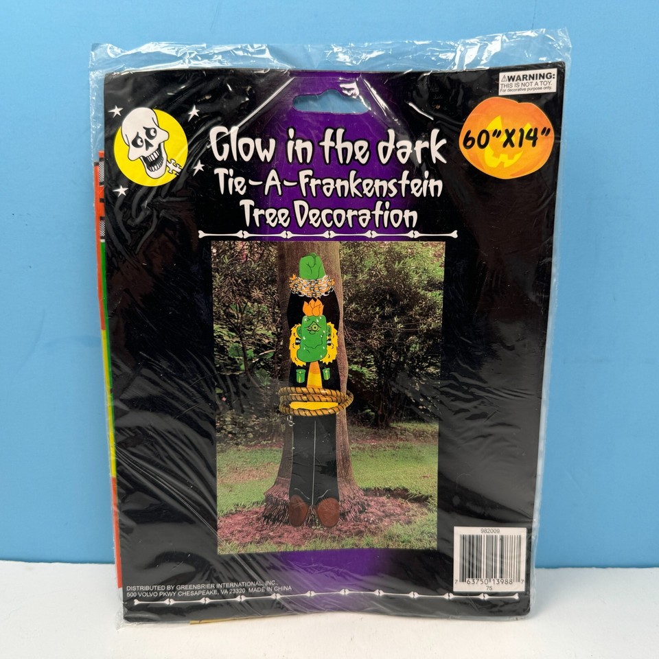 Frankenstein Tree Mask Costume Halloween Yard Decor Lawn Home ...