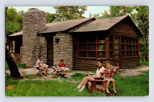 Postcard Texas Leakey TX Garner Camp Cabin Uvalde Highway 83 1966 ...