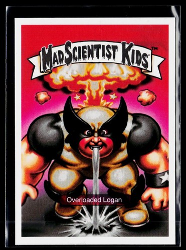 Mad Scientist Kids 40K GPK Spoof COLOR ERROR #'d 1/1 Marvel Wolverine ...