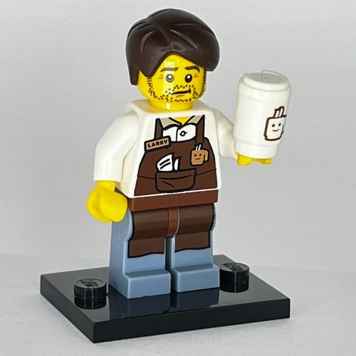 LEGO® Movie Series 1 Larry the Barista Minifigure, Coffee Mug, Retired ...