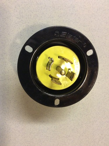 L21-20 Flanged Inlet 120/208V 5-wire Male Panel Mount by Slater ...