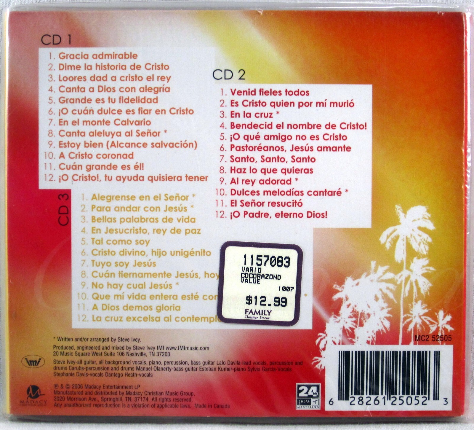 Corazon de Dios by Various Artists (CD, Nov-2006, 3 Discs, Madacy ...